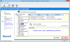 How to search message attachments in GroupWise?