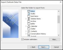 How to create a new PST file in MS Outlook?