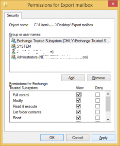Export disconnected Exchange mailboxes to PST