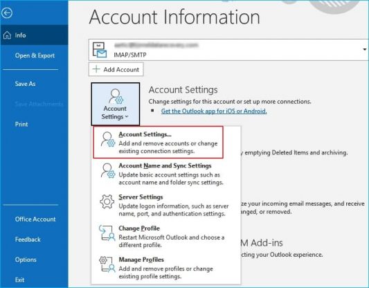 Configuring Cached Exchange Mode and managing OST files in Outlook