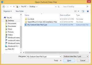 Converting ANSI PST to Unicode PST in Outlook 2016, 2013 & 2010