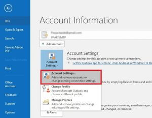 How to Add, Close and Remove Data File in Outlook?