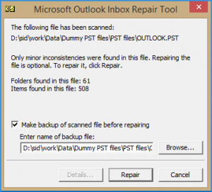 Fix Microsoft Outlook “Not Implemented” Error in 2016/2013/2010