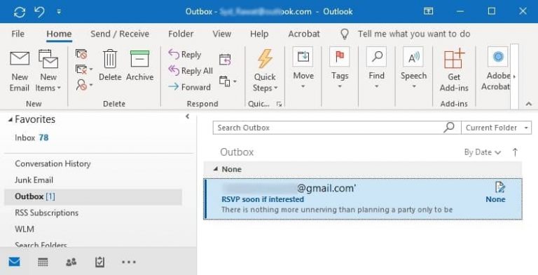 What to do when emails get stuck in Outbox?