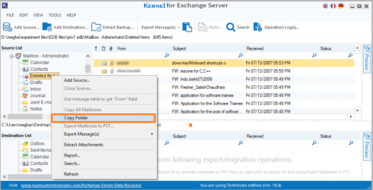 Simple methods to recover deleted mailboxes in Exchange 2016