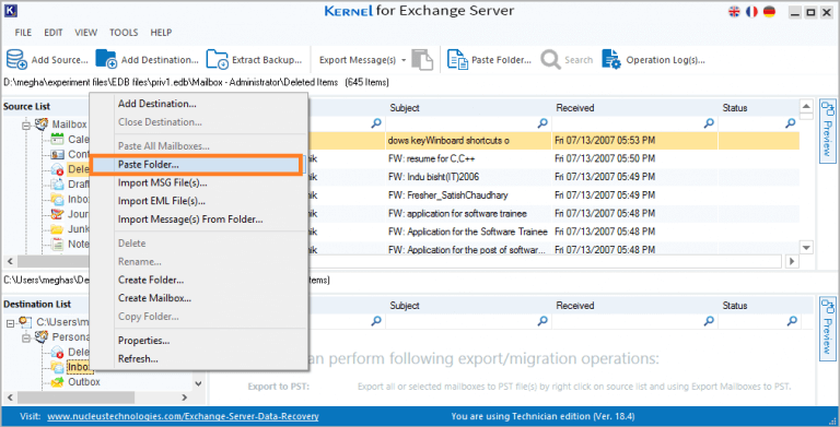 Simple methods to recover deleted mailboxes in Exchange 2016