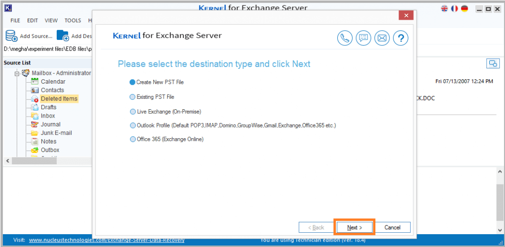 Simple methods to recover deleted mailboxes in Exchange 2016
