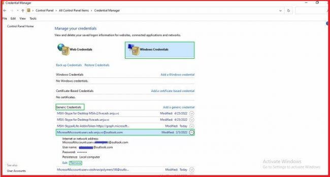 Resolve Outlook password prompt issue