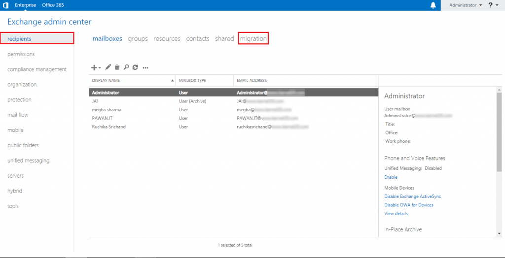 How to move a Mailbox in Exchange Database?