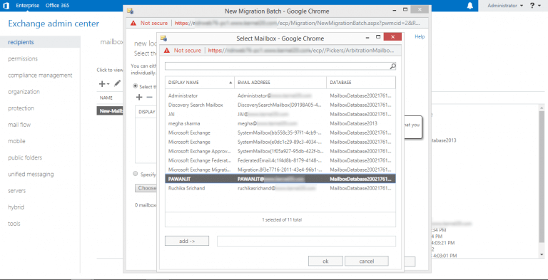 How to move a Mailbox in Exchange Database?