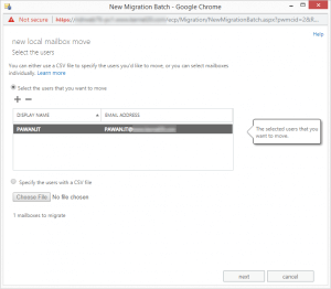 How to move a Mailbox in Exchange Database?