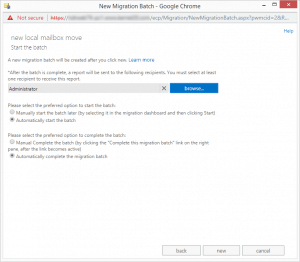 How to move a Mailbox in Exchange Database?