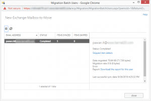 How to move a Mailbox in Exchange Database?