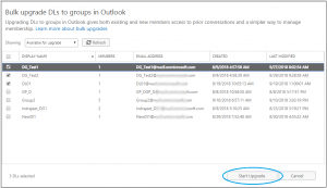 Migrate Distribution Lists to Microsoft 365 Groups in Outlook