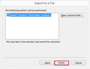 How to export contacts from Exchange mailboxes?