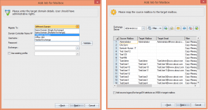 Batch migration of Exchange mailboxes using CSV file