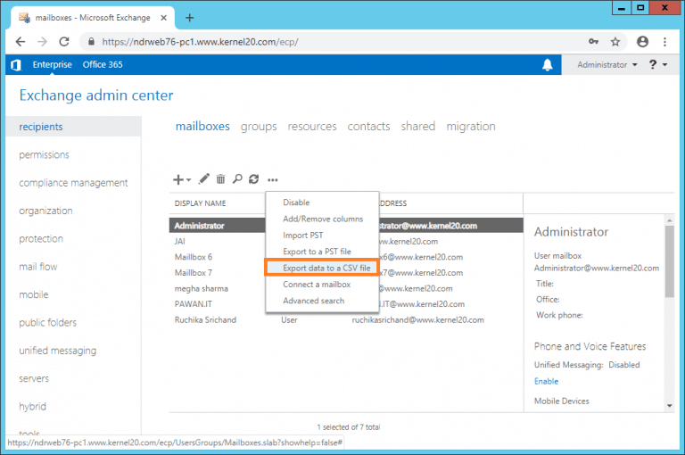 Batch migration of Exchange mailboxes using CSV file Batch migration of Exchange mailboxes using CSV file