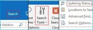 How to fix Outlook 2016 search problems?