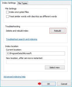 How to fix Outlook 2016 search problems?