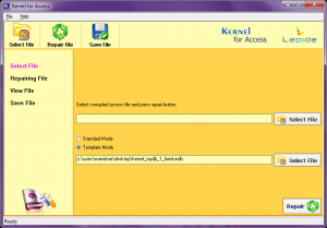 Fix Access database unrecognized format error