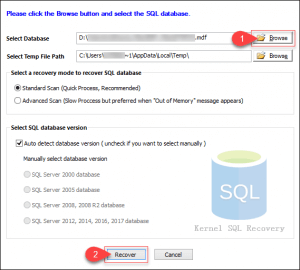 Tips to recover SQL database from suspect mode