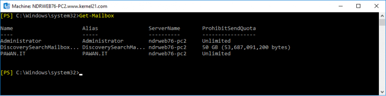 Use New-MailboxExportRequest Powershell Command