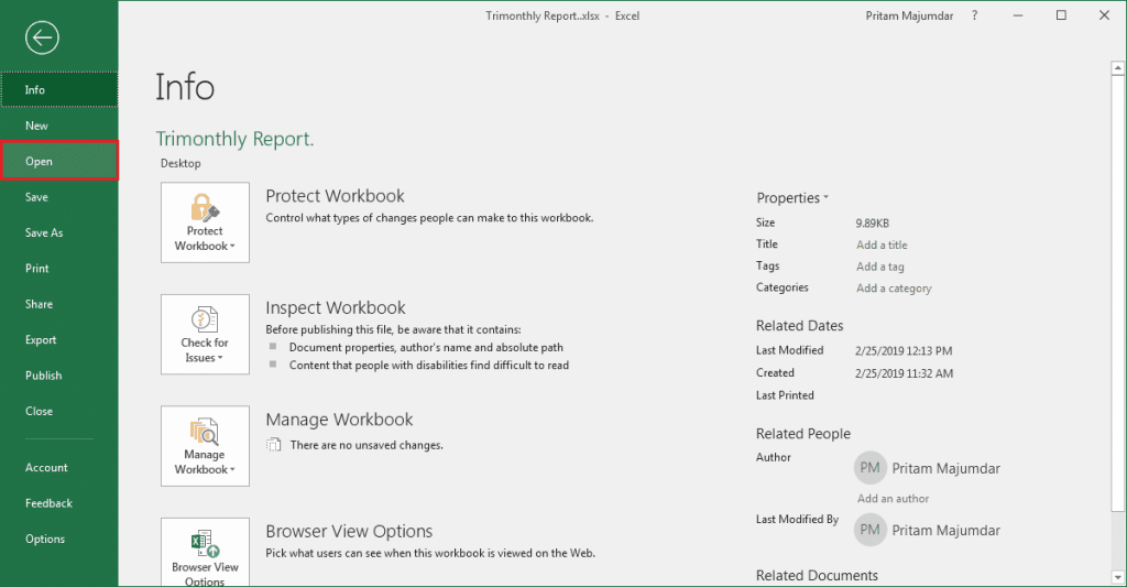 How To Fix ‘failed To Parse The Corrupted Excel File Error