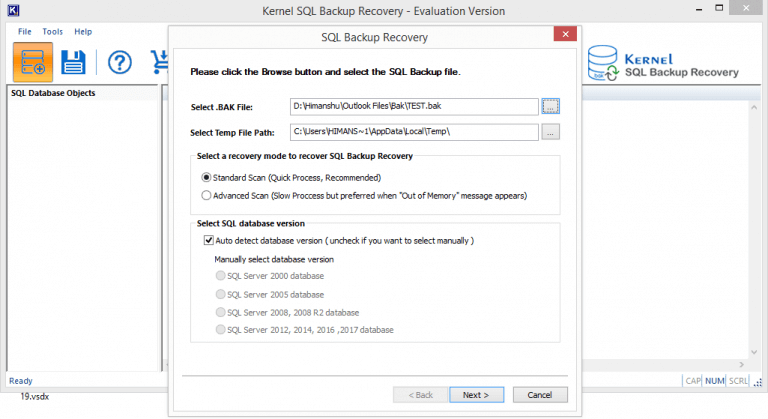 Ways to restore SQL server 2014 database from backup