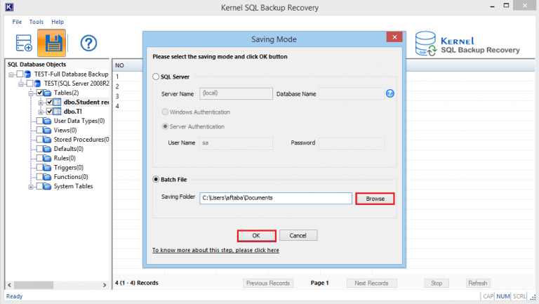 How to Restore SQL Server with RECOVERY & NORECOVERY option