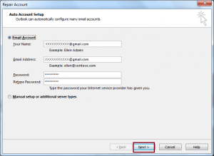 How to repair damaged profiles in different Outlook versions?