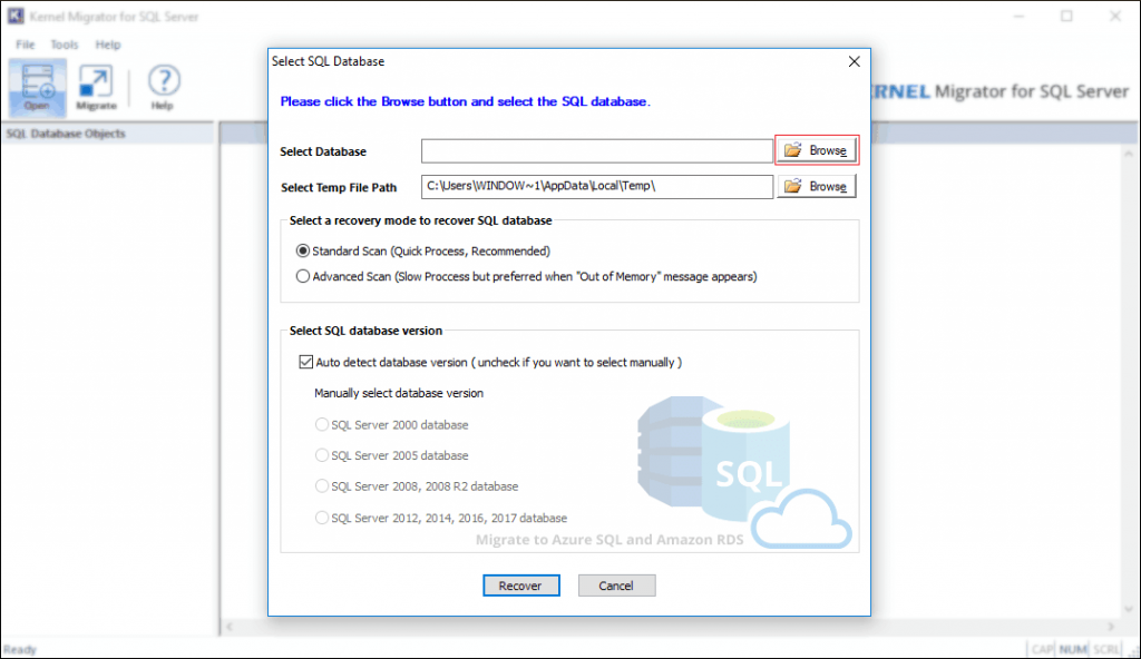 Best practices to move SQL server to amazon RDS