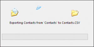 Best practice to export Outlook 2016 contacts to CSV file