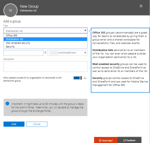 Learn how to create Distribution List in Office 365