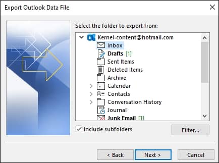 A simple way to move Outlook OST file to a new computer