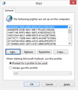 Fix the Outlook error – ‘The operation failed. An object could not be ...