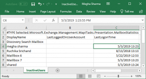 How to get inactive mailboxes in Exchange Server?