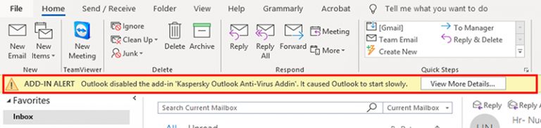 How to fix Outlook not responding error?
