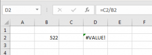 Ways to fix VALUE error in Excel 2016