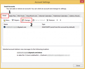 Top three ways to change passwords in Outlook