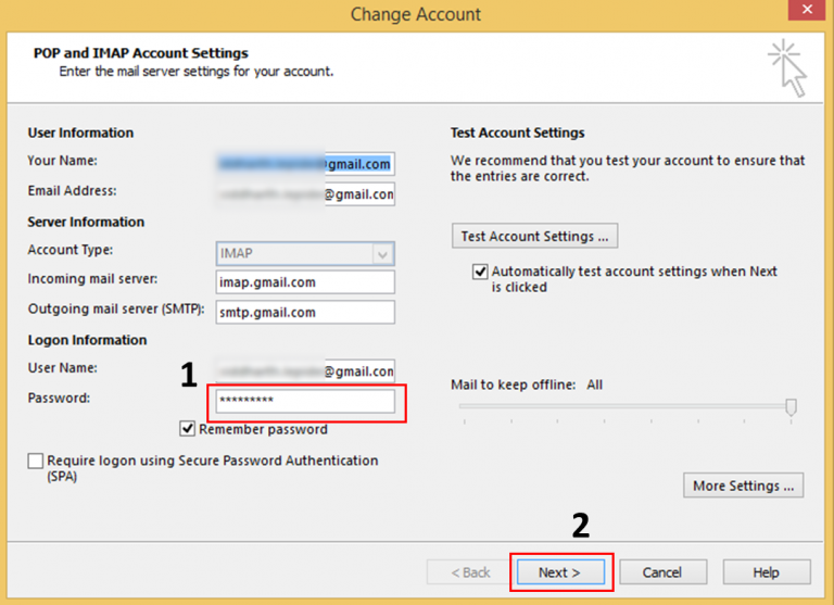 Top three ways to change passwords in Outlook