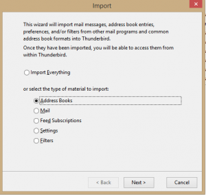 Synchronize Thunderbird Address Book with Gmail Contacts
