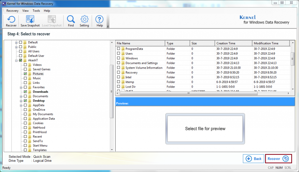 How to recover windows data after formatting laptop?