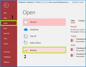 How to fix Access database error 3049?