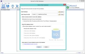 Recover SQL Database From Emergency Mode to Normal Mode