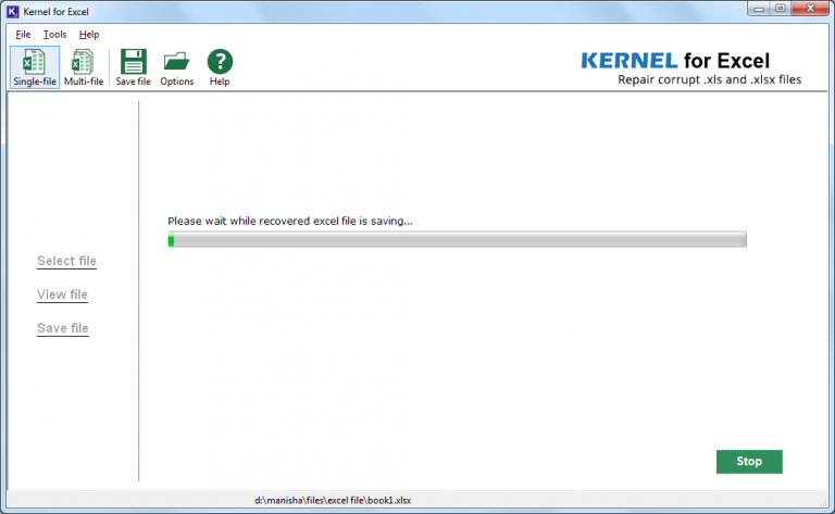 Recover virus infected excel files