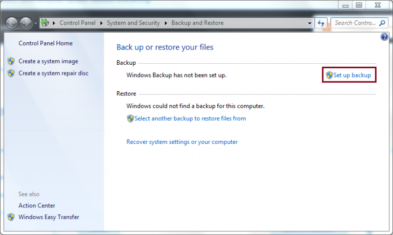 Recover lost files after Windows update