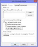 How to switch from working offline to working online in Outlook?