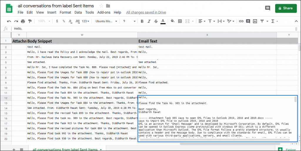 Ways to export Gmail emails to CSV
