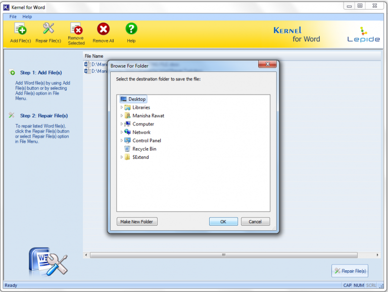 How to repair virus infected MS Word files?