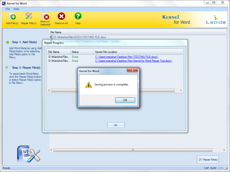 How to repair virus infected MS Word files?